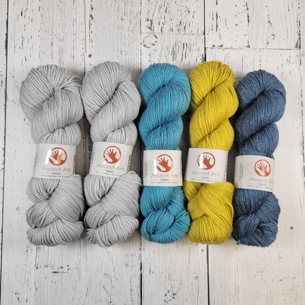 Jethro Cardigan Kits - Ancient Arts Yarns