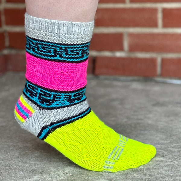 Roman Villa Socks Pattern - Ancient Arts Yarns