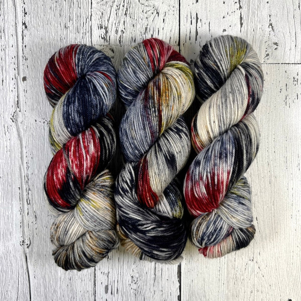 Cedar Waxwing - Revival Fingering - Dyed Stock - Ancient Arts Yarns
