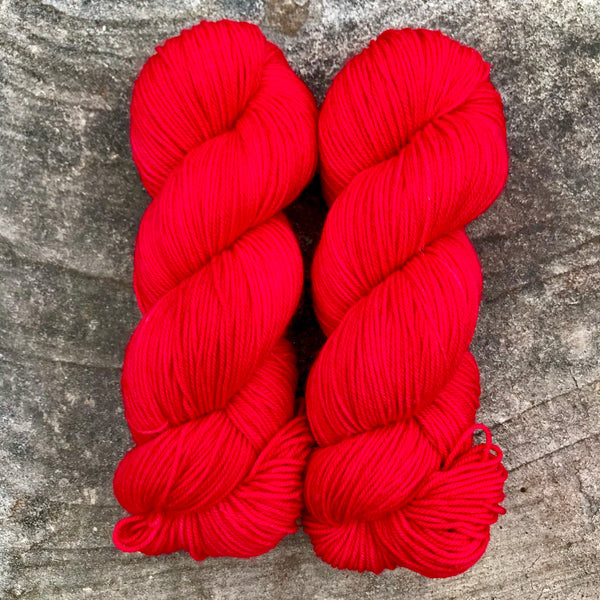 Red Light Sabre in Socknado Fingering / Sock Weight - Ancient Arts Yarns