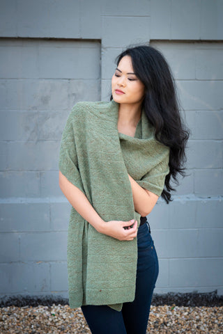 Slack Tide Wrap Pattern - Ancient Arts Yarns