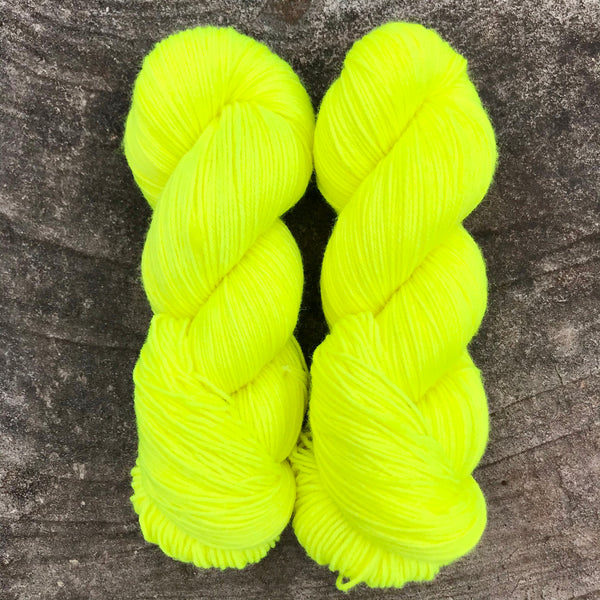 Yellow Light Sabre in Socknado Fingering / Sock Weight - Ancient Arts Yarns